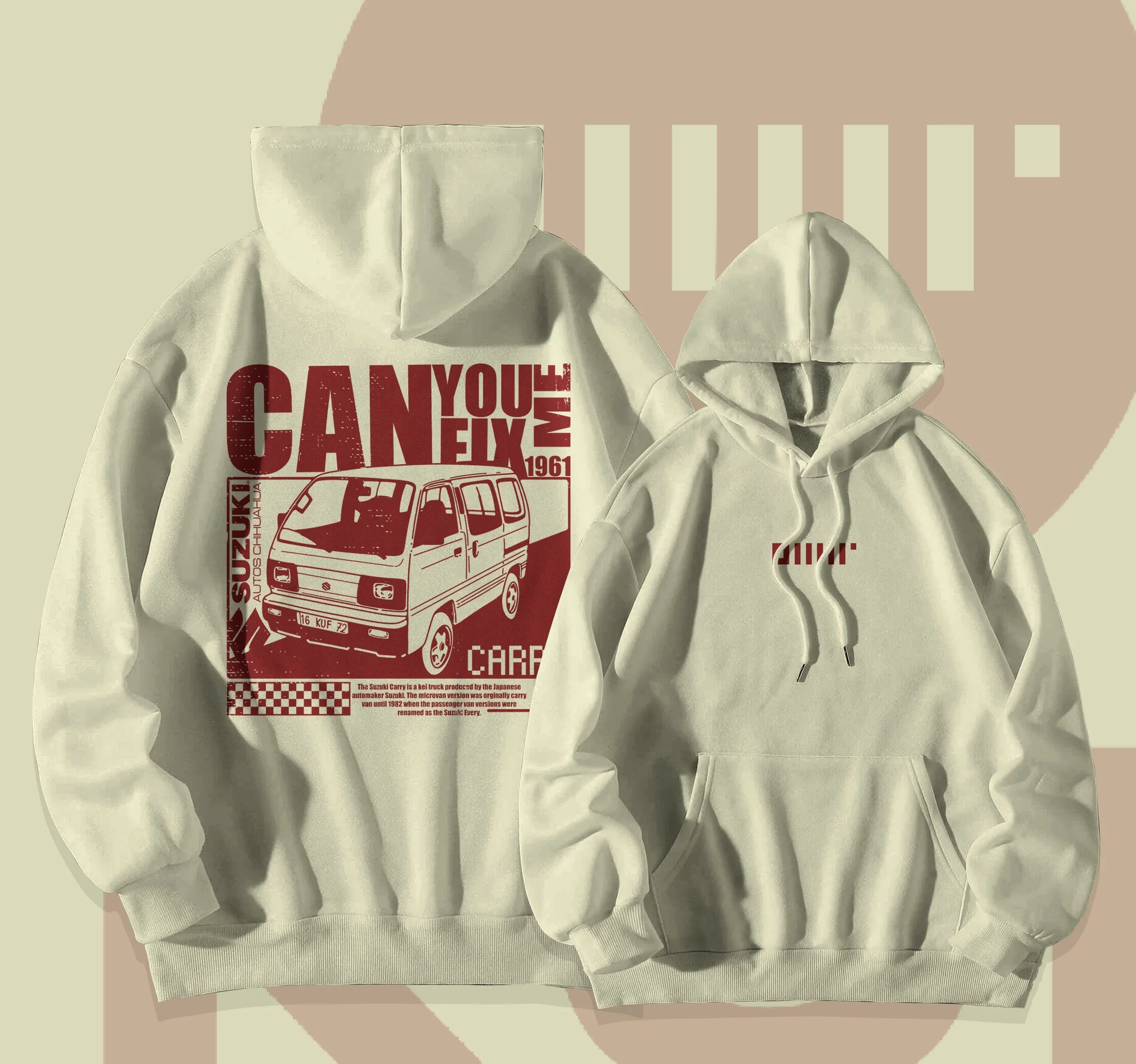 ÜZGÜN ARABA HOODIE – Kuf Studio